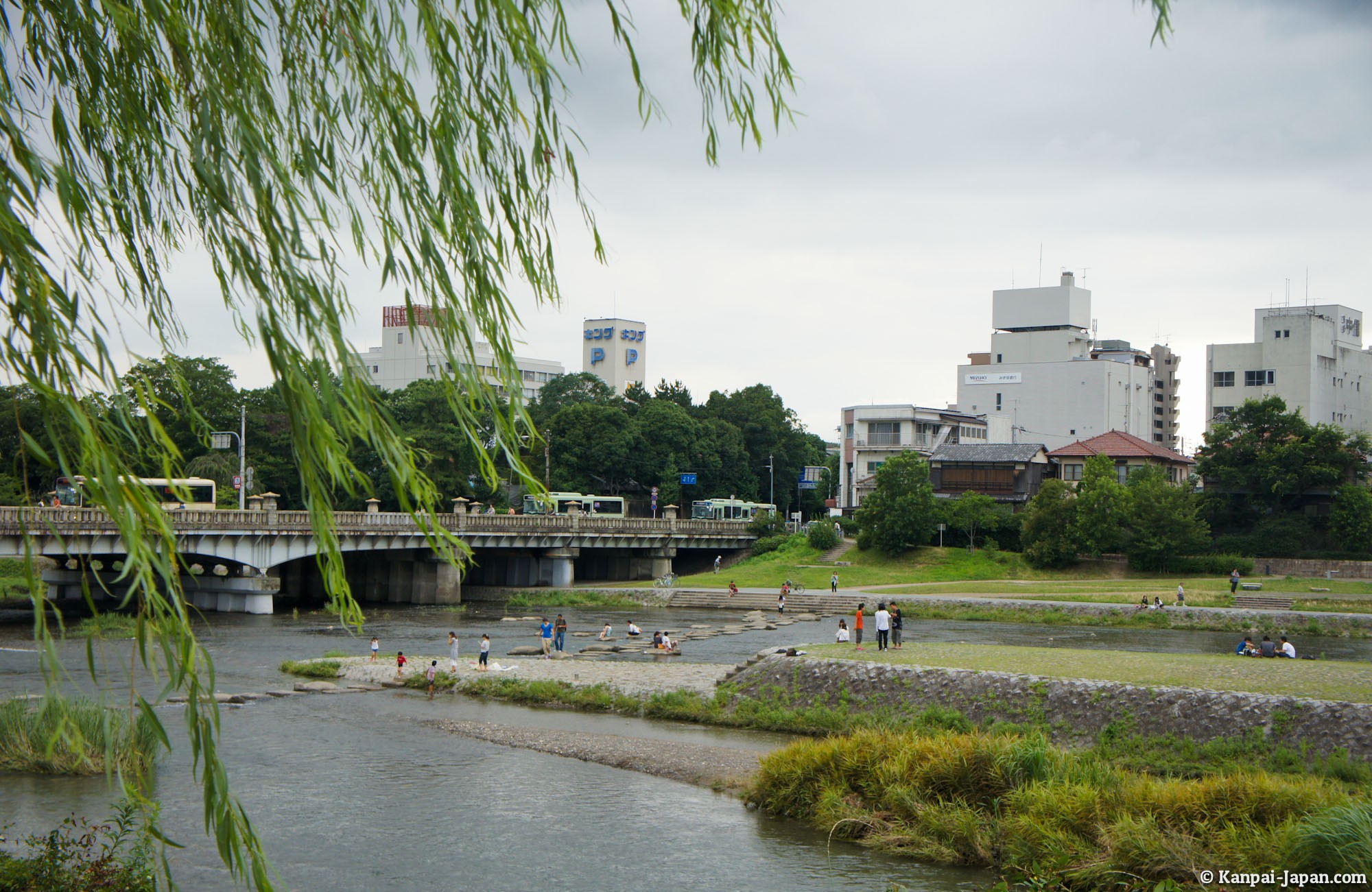 Kamo-gawa - The Wild Duck River in Kyoto