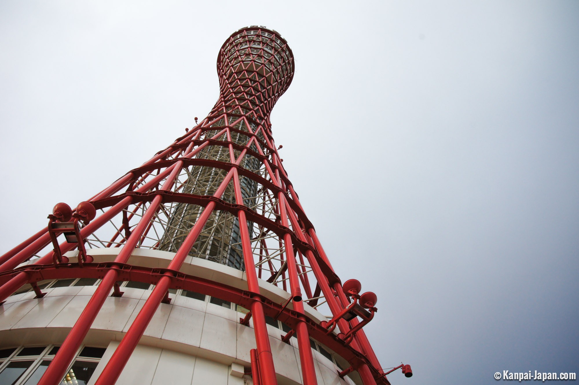 Kobe Port Tower - The 360° View From the Aerial Red Tower