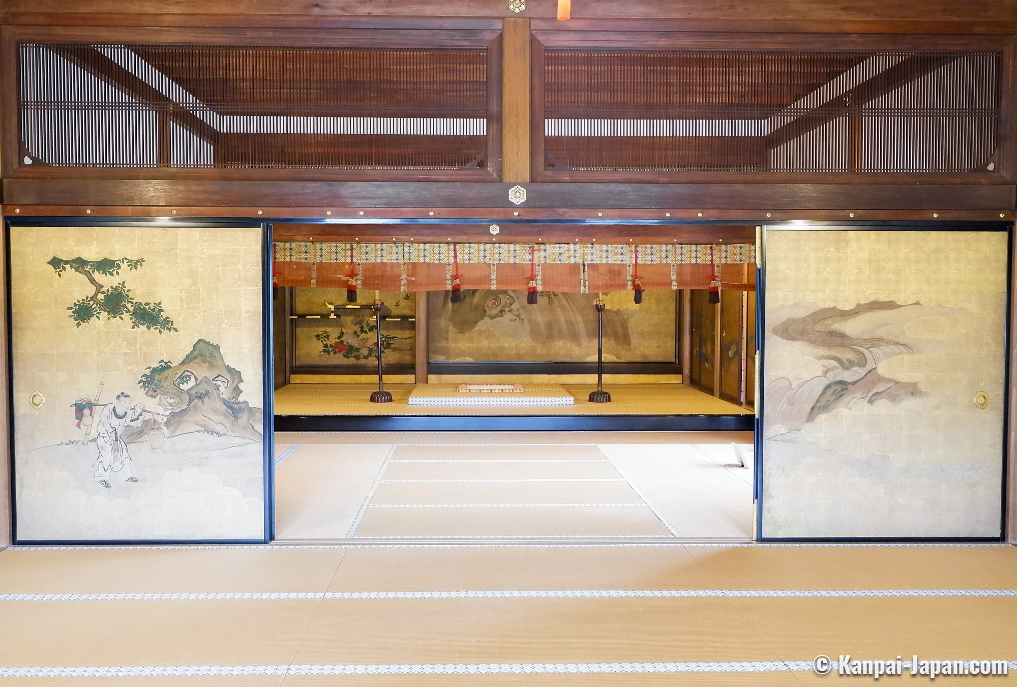 Shogo-in - The Imperial Temple Displaying Ornamental Paintings